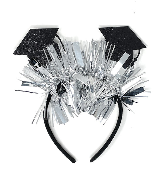 Graduation Mortarboard Hat W/Tinsel Head bopper – Fantasia Inc.
